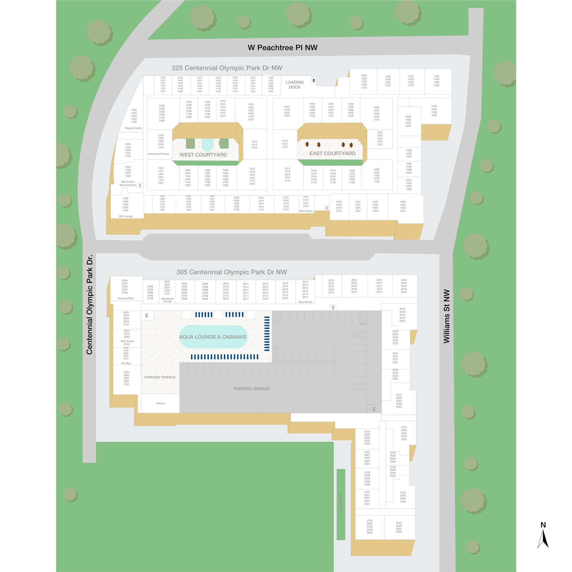 MAA Centennial Park New Luxury Apartments for Rent Atlanta, GA